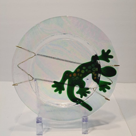 Jan Mitchell | Accents | Artist Jan Mitchell Iridescent Fused Art Glass ...